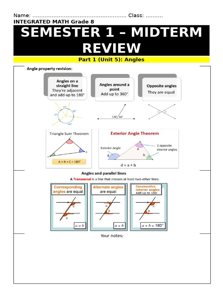 Midterm review | PDF Midterm review | PDF