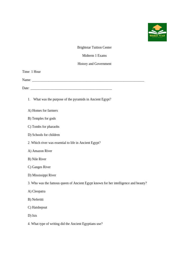 Midterm 1 History | PDF | Kenya | Ancient Rome Midterm 1 History | PDF | Kenya | Ancient Rome