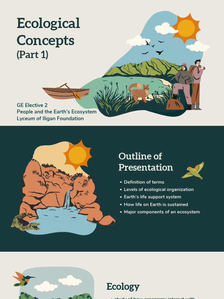 Ecological Concepts | PDF | Food Web | Ecosystem