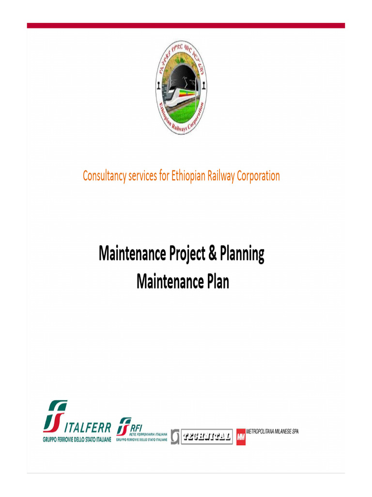 5.1 Maintenance Project & Planning Maintenance Plan | PDF | Electrical Substation | Power Supply