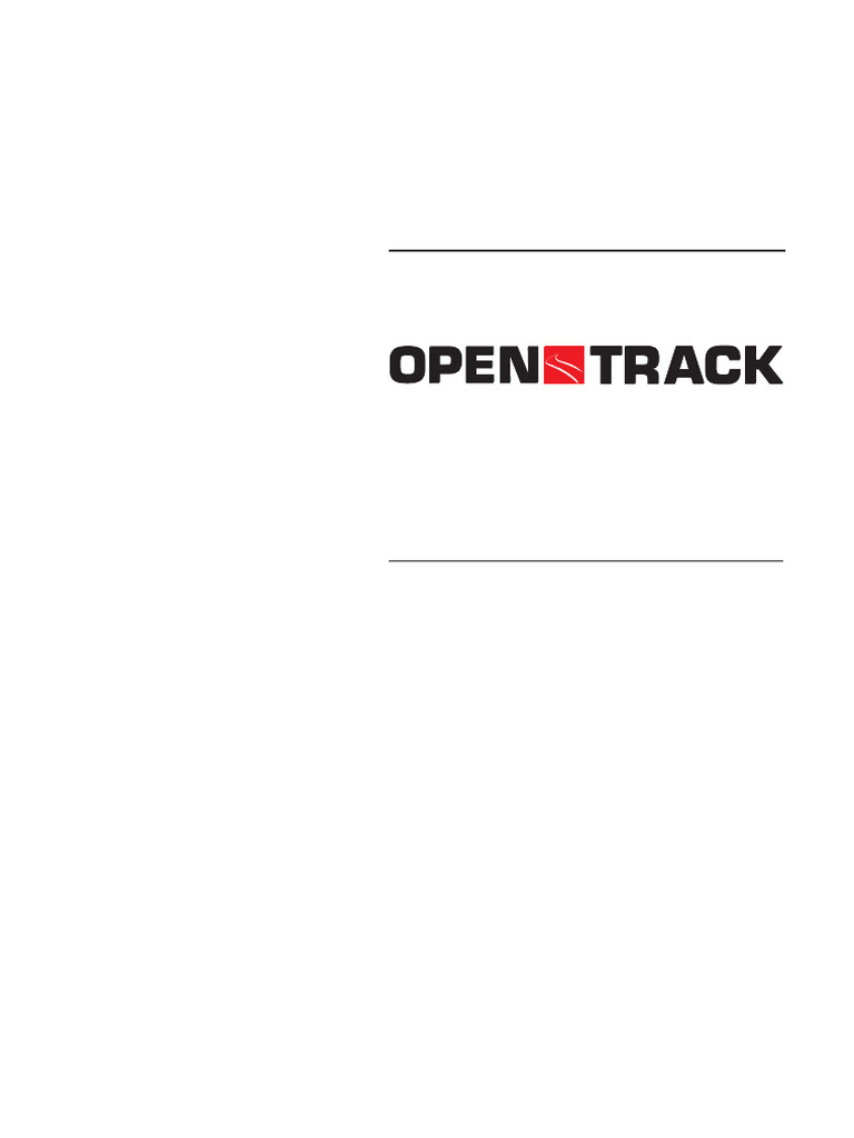 OpenTrack Railway Simulation Manual | PDF | Vertex (Graph Theory ...