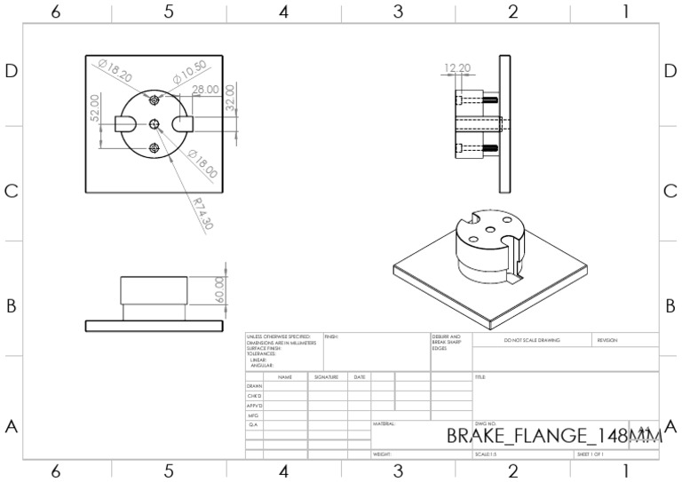 BRAKE_FLANGE_148MM | PDF
