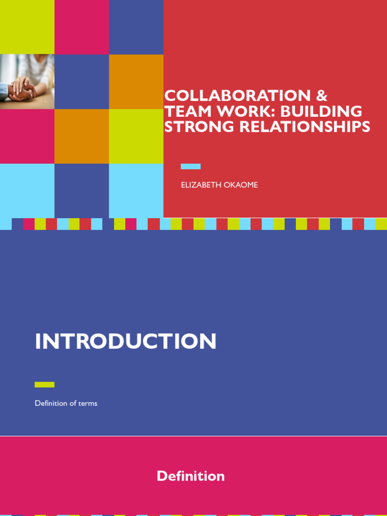 Collaboration & Teamwork | PDF | Communication | Collaboration