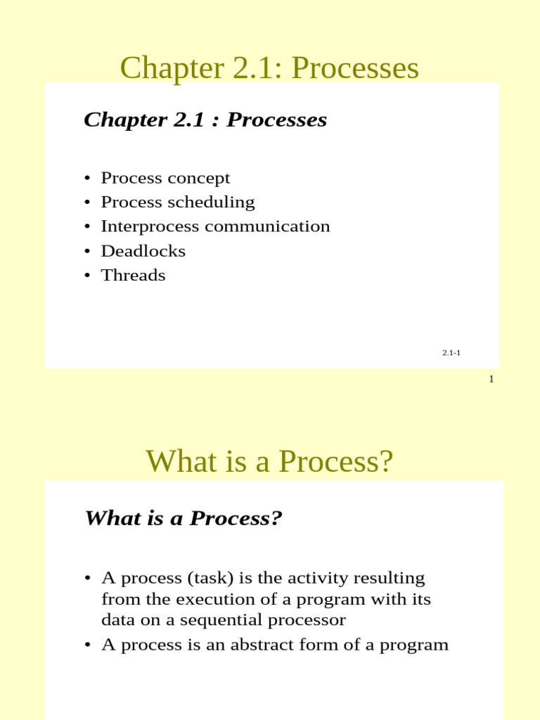 OpSy 03 CH 21 | PDF | Process (Computing) | Operating System