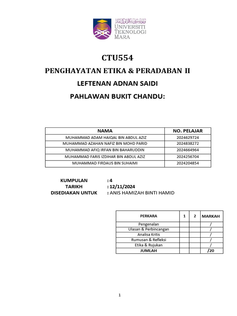 CTU-554 Ulasan Buku | PDF