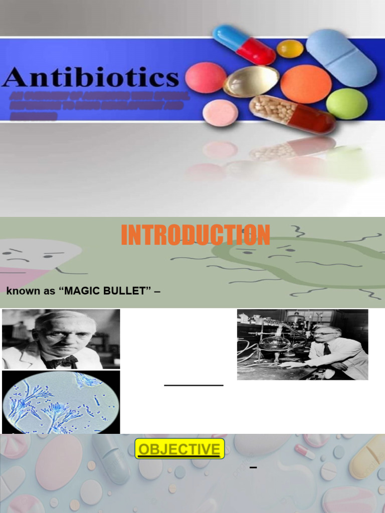 ANTIBIOTIC PPT FINAL For Me Best | PDF | Antimicrobial Resistance ...