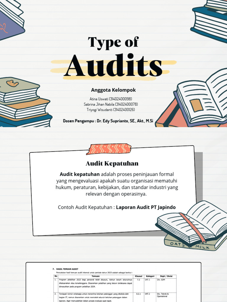 (PPT, TUGAS KELOMPOK) Jenis - Jenis Audit | PDF