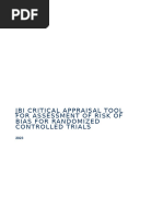 RCT Bias Assessment Tool | PDF | Systematic Review | Randomized ...