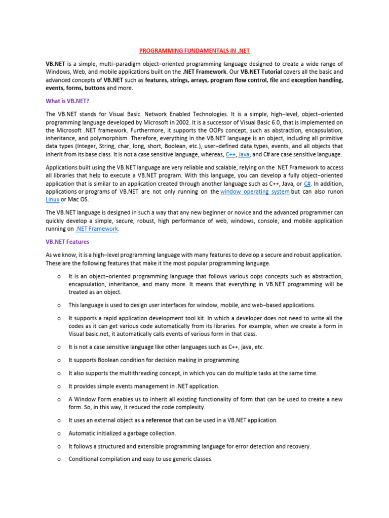 Topic 2 | PDF | Integrated Development Environment | C Sharp (Programming Language)