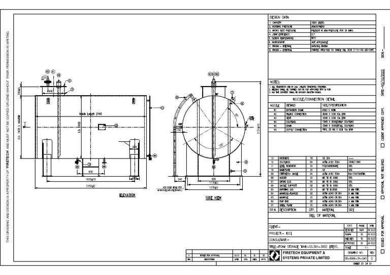 Gad-Foam Storage Tank-3kl | PDF | Computers