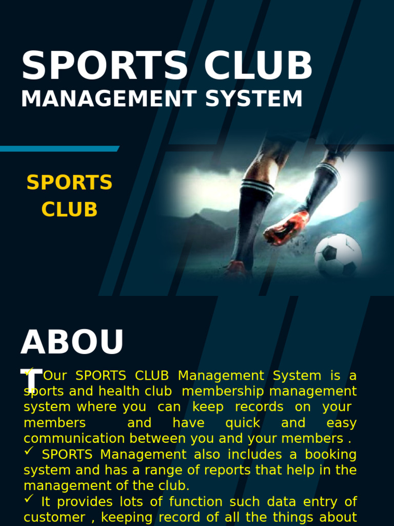Sports Club | PDF | Databases | Data