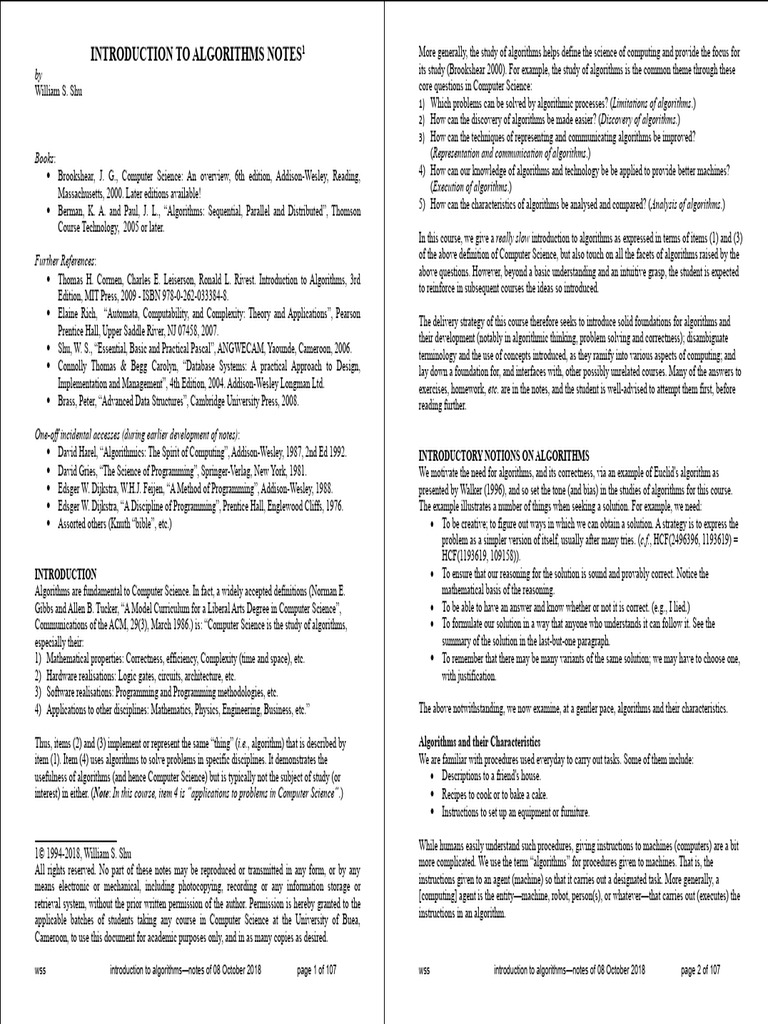 Csc207 AlgorithmsNotes Pages1 51of107 2up STUDENT 08102018 | PDF ...