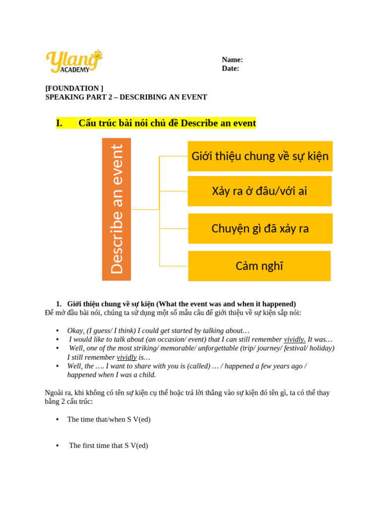 Event Introduction Script Guidelines | PDF