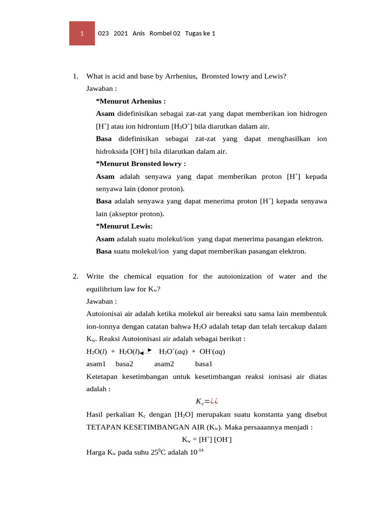 PH Acid and Base Problem Rev Anis | PDF | Ph | Sodium Hydroxide