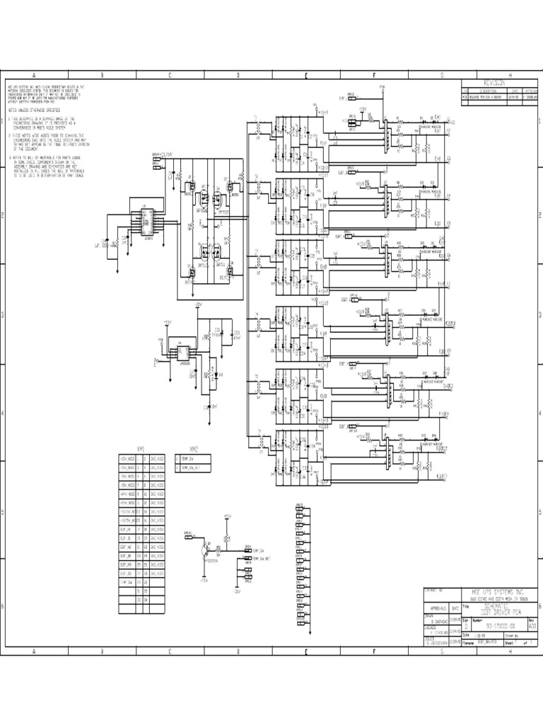 IGBT Driver PCA Schematic 93-171000-00 A00 | PDF