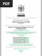 Namibia Public Service Regulations Overview | PDF | Trade Union ...
