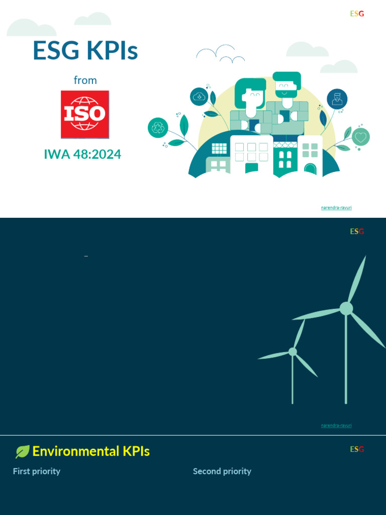 ESG KPIs | PDF | Performance Indicator | Natural Environment