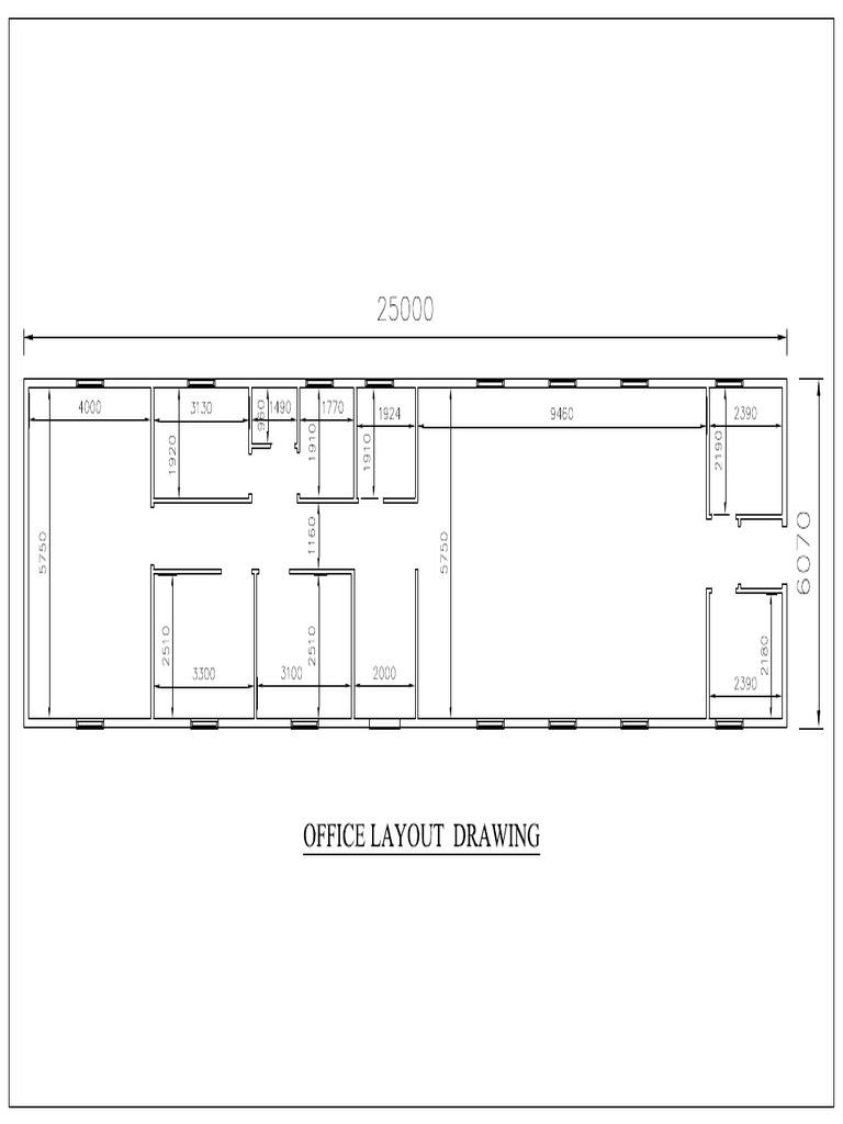 Office Layout Drawing | PDF