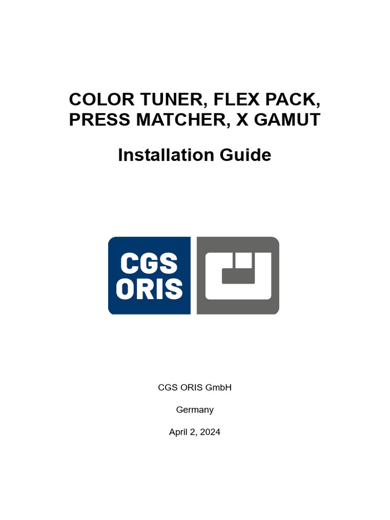 CGS ORIS Installation Guide | PDF | Microsoft Windows | Computer File
