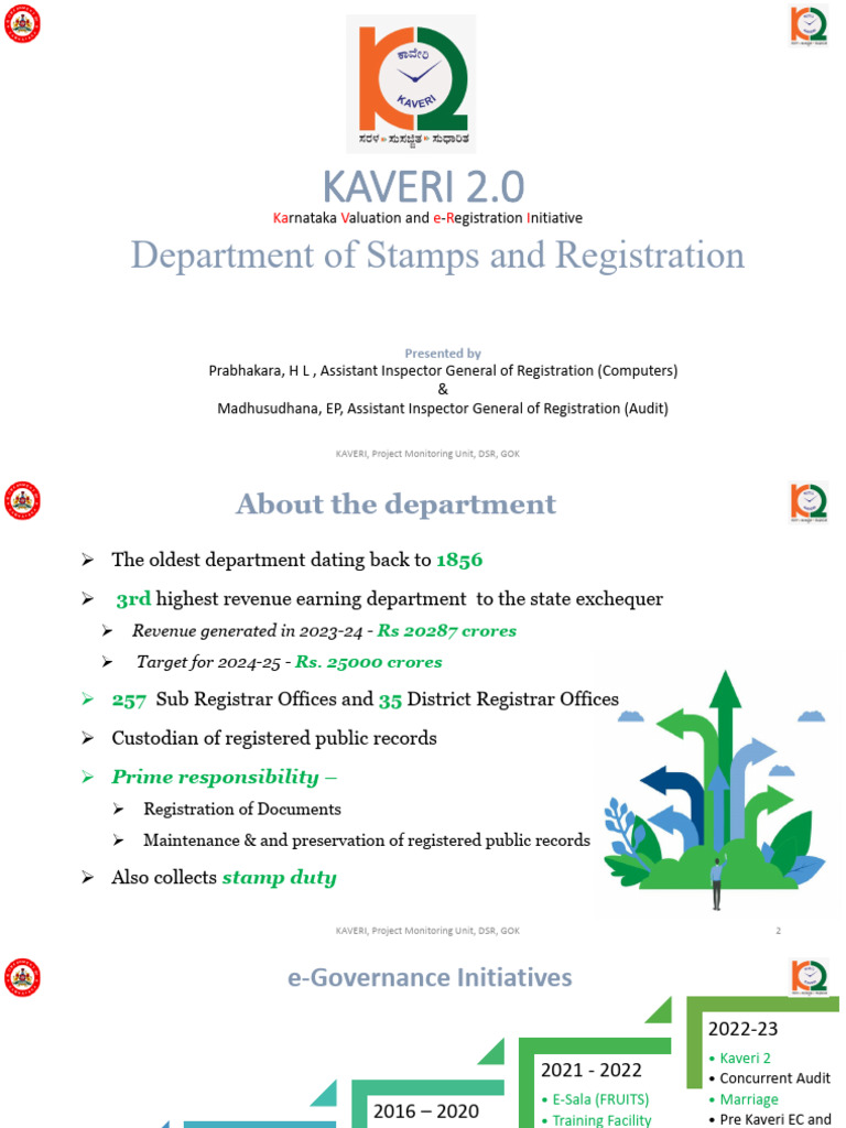 Kaveri 2.0: Department of Stamps and Registration | PDF | Computing