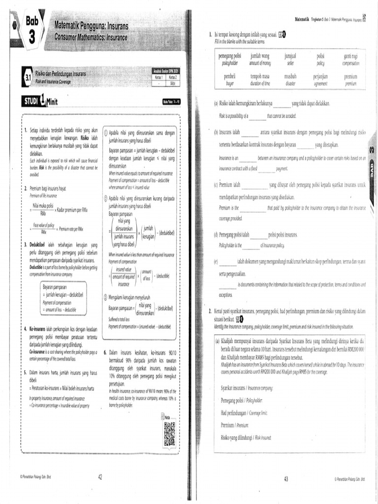 Form 5 Chapter 3 | PDF