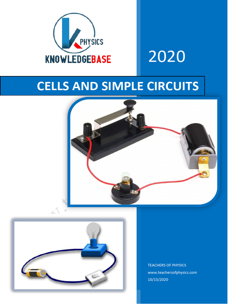 Cells and Simple Circuit | PDF | Rechargeable Battery | Series And ...