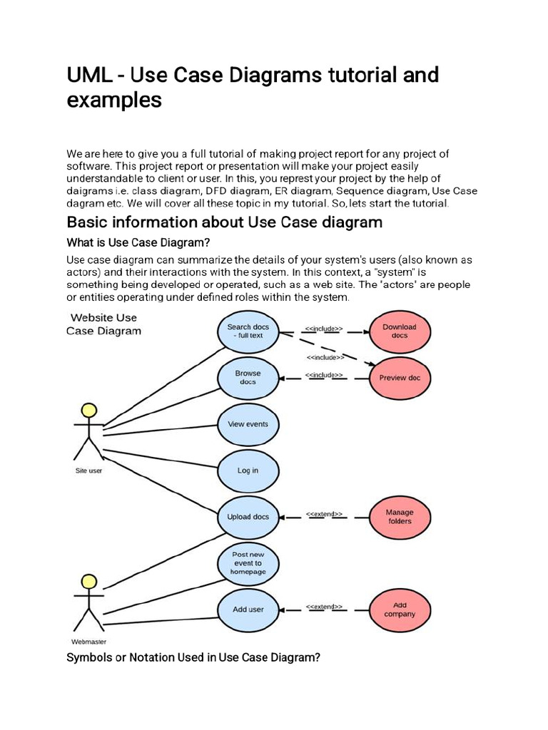 Use Case Diagram | PDF