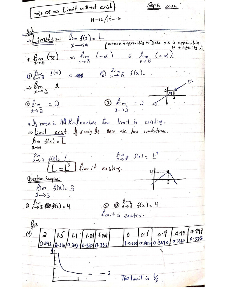 Calculus and Analytical Geometry Semester 1 Work | PDF