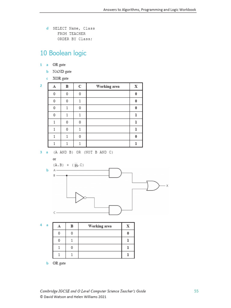 Chp 10 Boolean Logic Ms Pdf Logic Gate Digital Electronics 2577