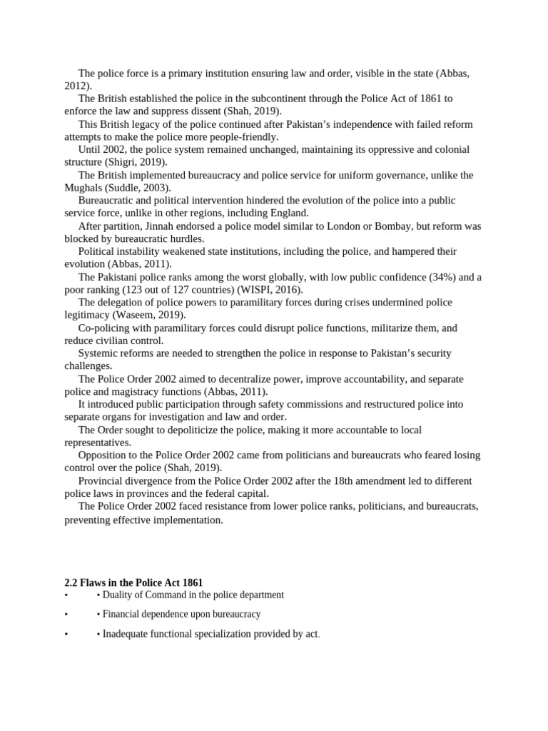 Police Order 2002 | PDF | Police | Bureaucracy