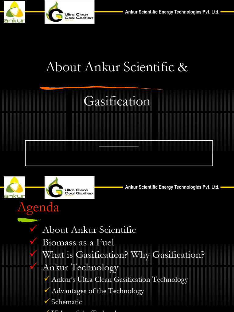 About Ankur Scientific and Gasification Technology | PDF | Gasification ...