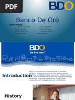 BDO Unibank: Mission, Strategy, and Growth | PDF | Banking | Banks