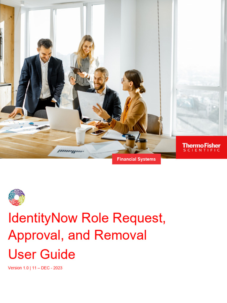 IdentityNow Role Request, Approval, and Removal User Guide | PDF | Login | User (Computing)