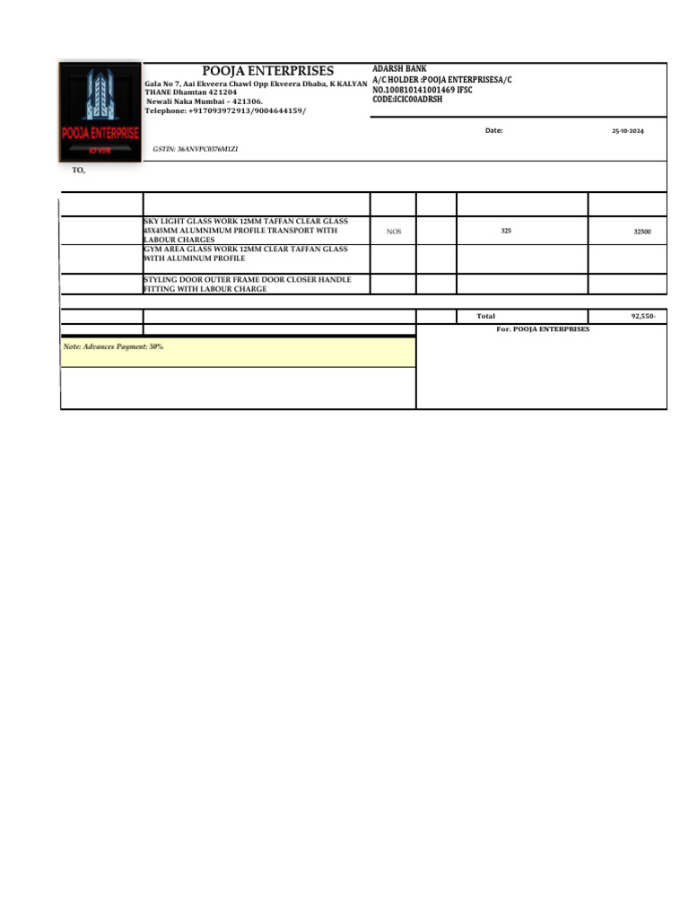 002-Pooja Enterprises | PDF