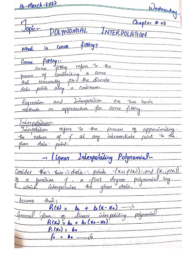 Numerical Analysis Before Mids | PDF