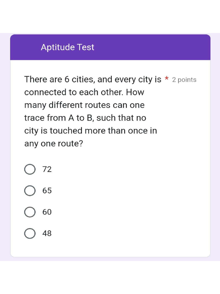 Aptitude - TEST Questions | PDF