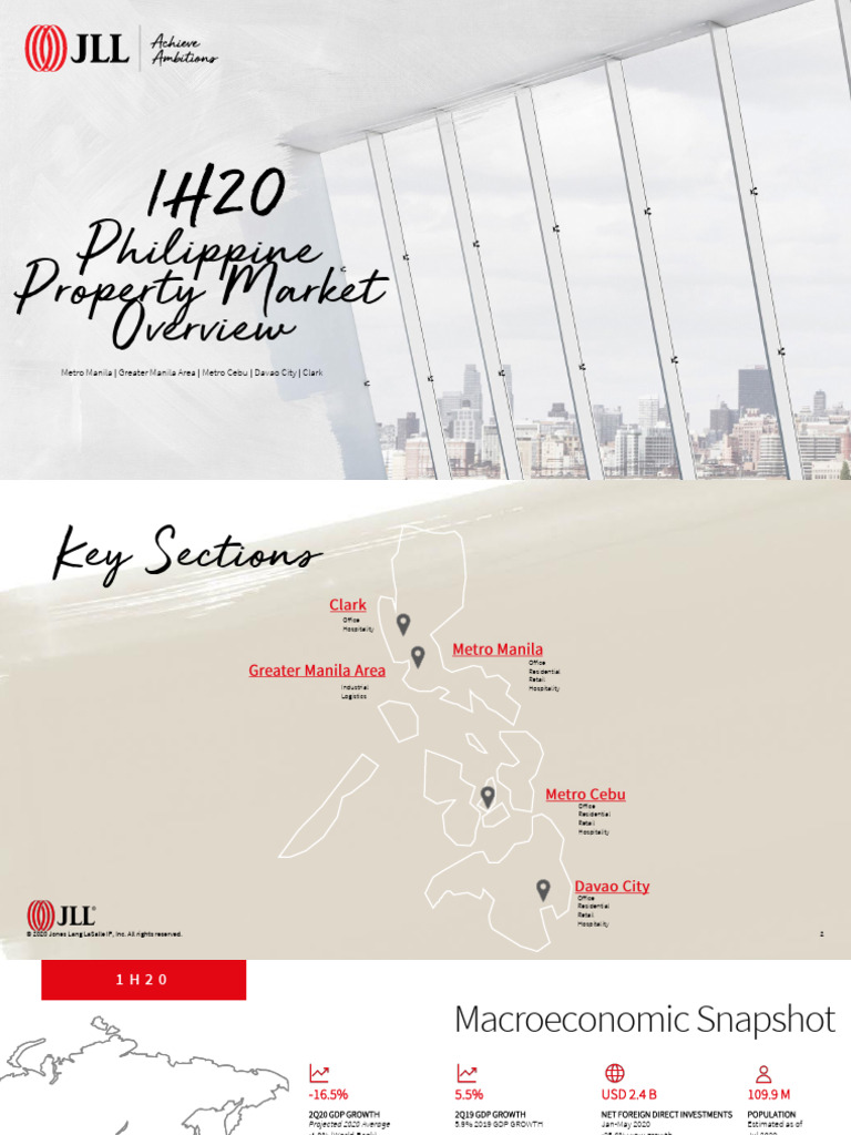 JLL PH Philippine Property Market Overview 1h20 | PDF | Metro Manila ...