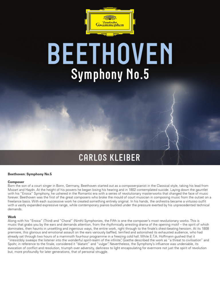 Digital Booklet - Beethoven - Symphon | PDF | Ludwig Van Beethoven ...