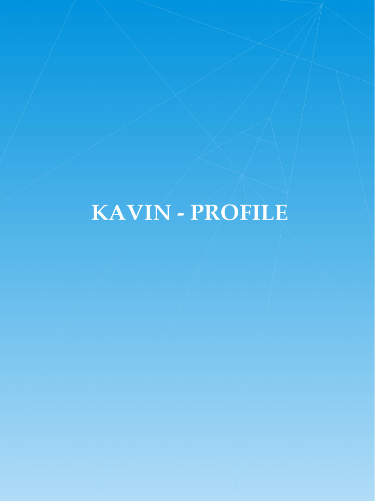 Kavin Engg Corporate - Profile | PDF | Engineering