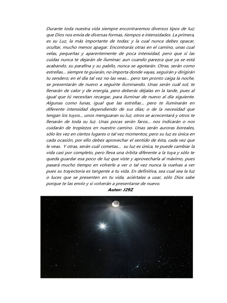 Luces | PDF | Religión y espiritualidad
