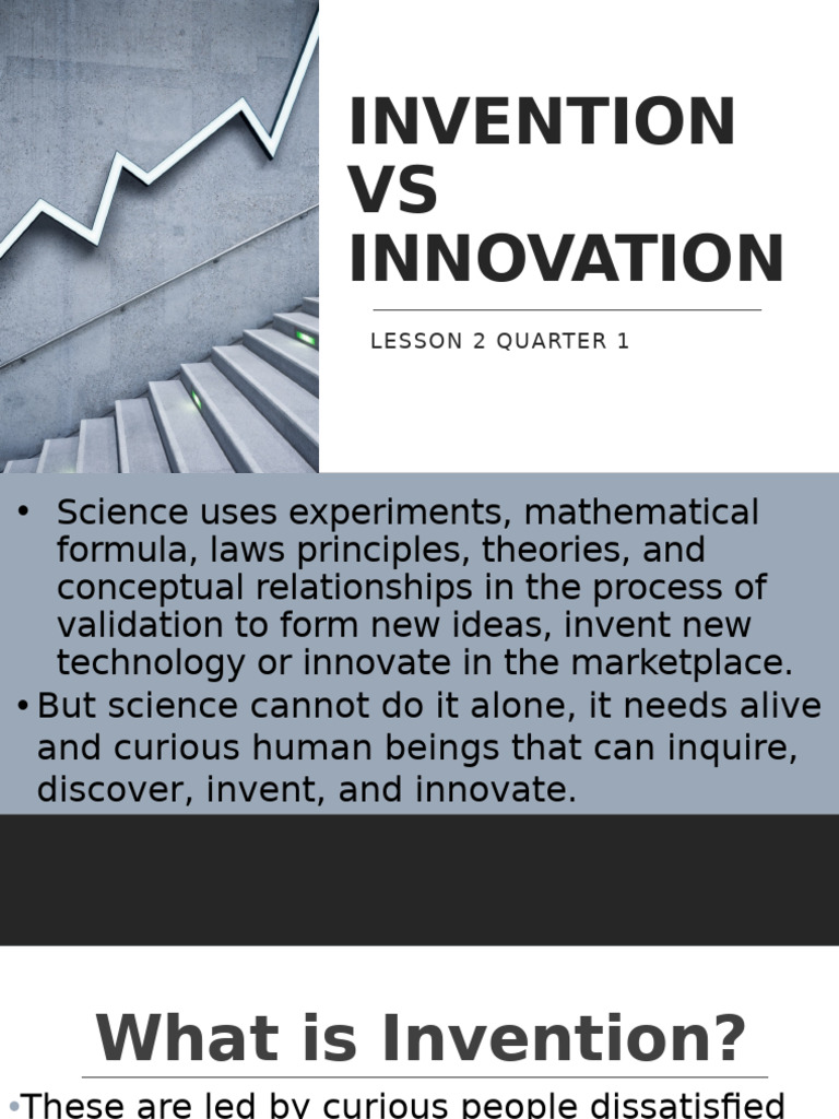 Invention Vs Innovation | PDF | Innovation | Invention