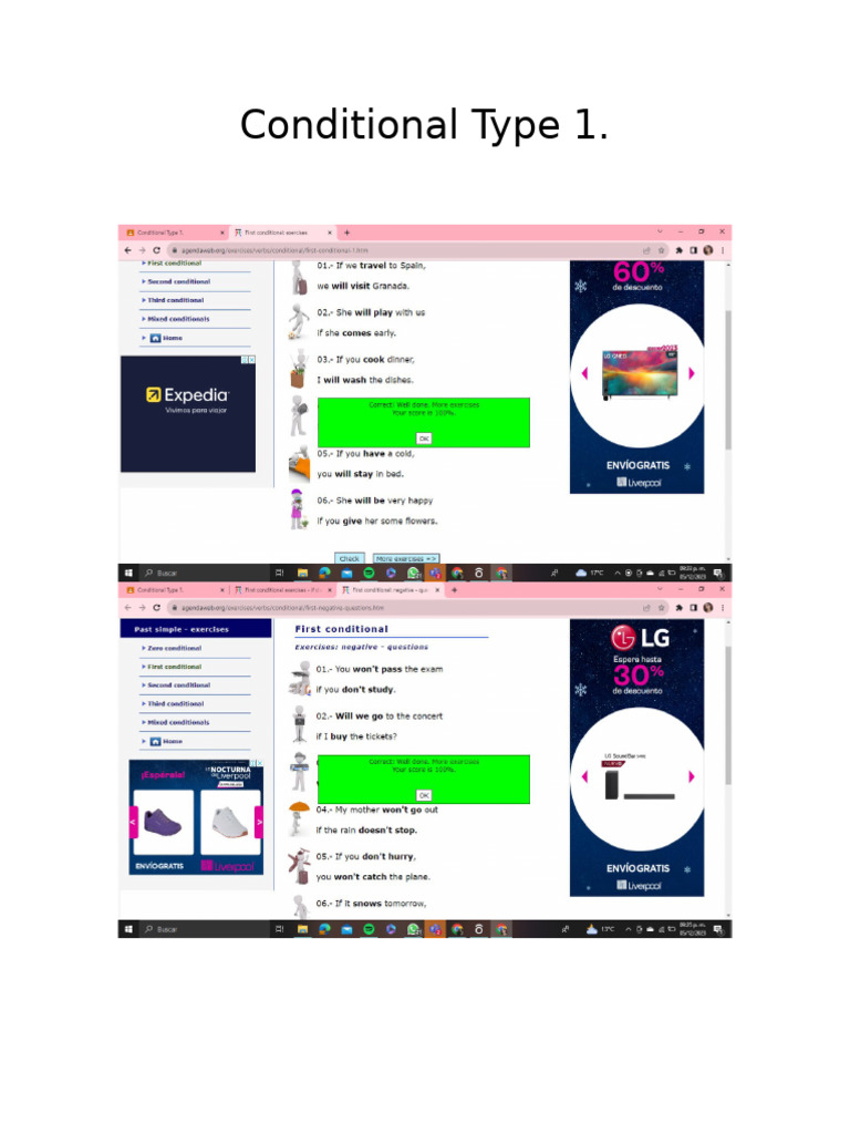 Conditional Type 1 | PDF