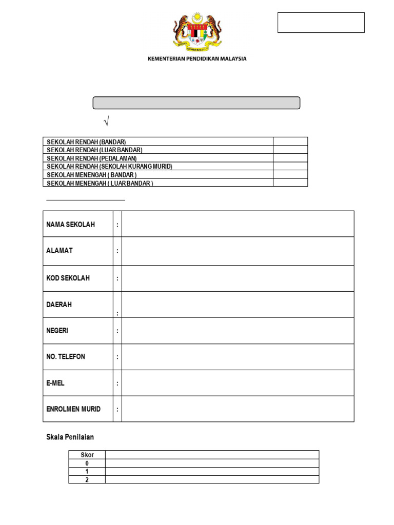 Instrumen Akk 2024 (Tindakan) | PDF