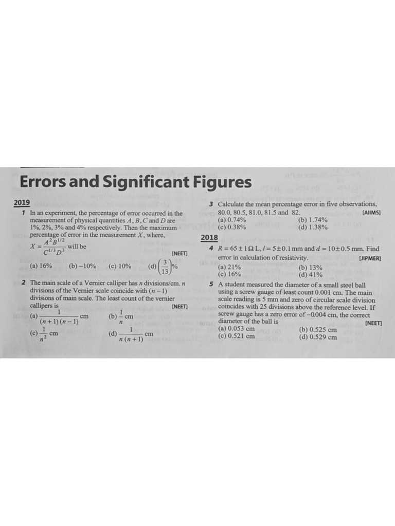 Physics Chapter Wise Test 02 | PDF