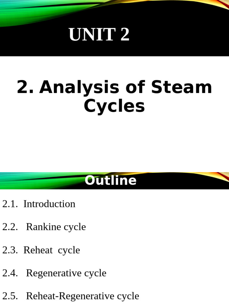 Unit 2 | PDF | Cogeneration | Steam