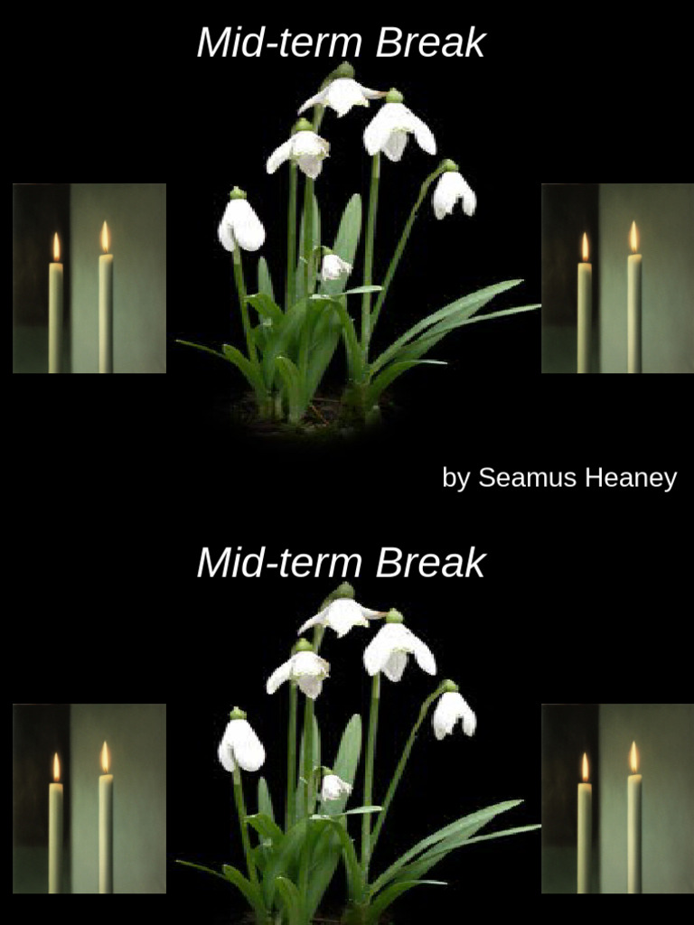 Mid Term Break Seamus Heaney Powerpoint 1 | PDF | Poetry