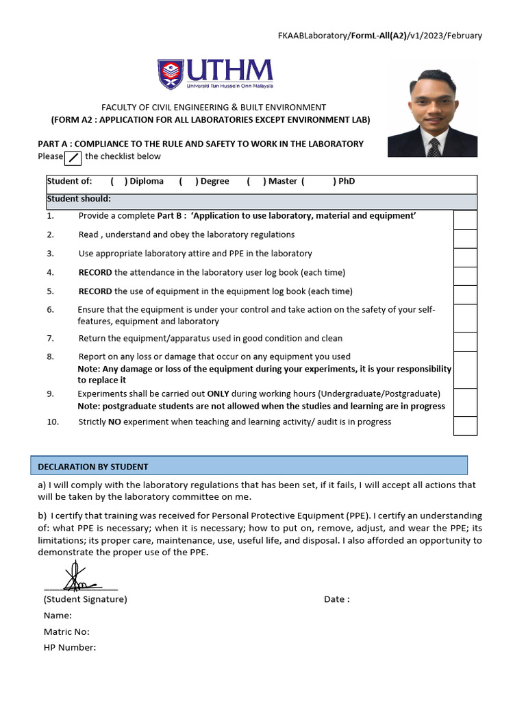 Fkaab Lab Form A2 All Labs (Khairul) (cf210085) | PDF | Laboratories ...