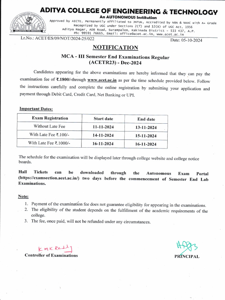 MCA III Sem Notification | PDF | Service Industries | Personal Finance