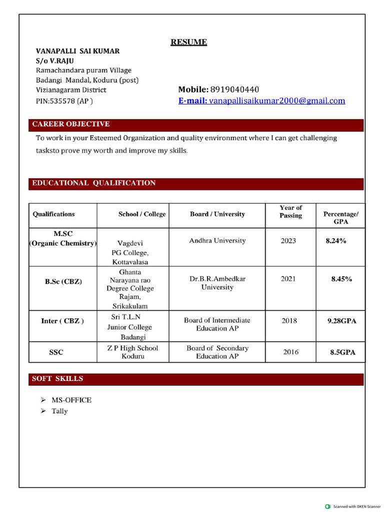 Vanapalli Saikumar | PDF