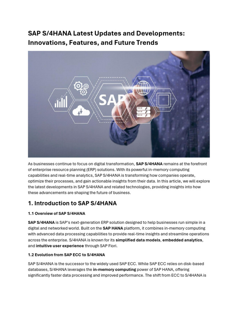 Ecc To Hana | PDF | Cloud Computing | Analytics